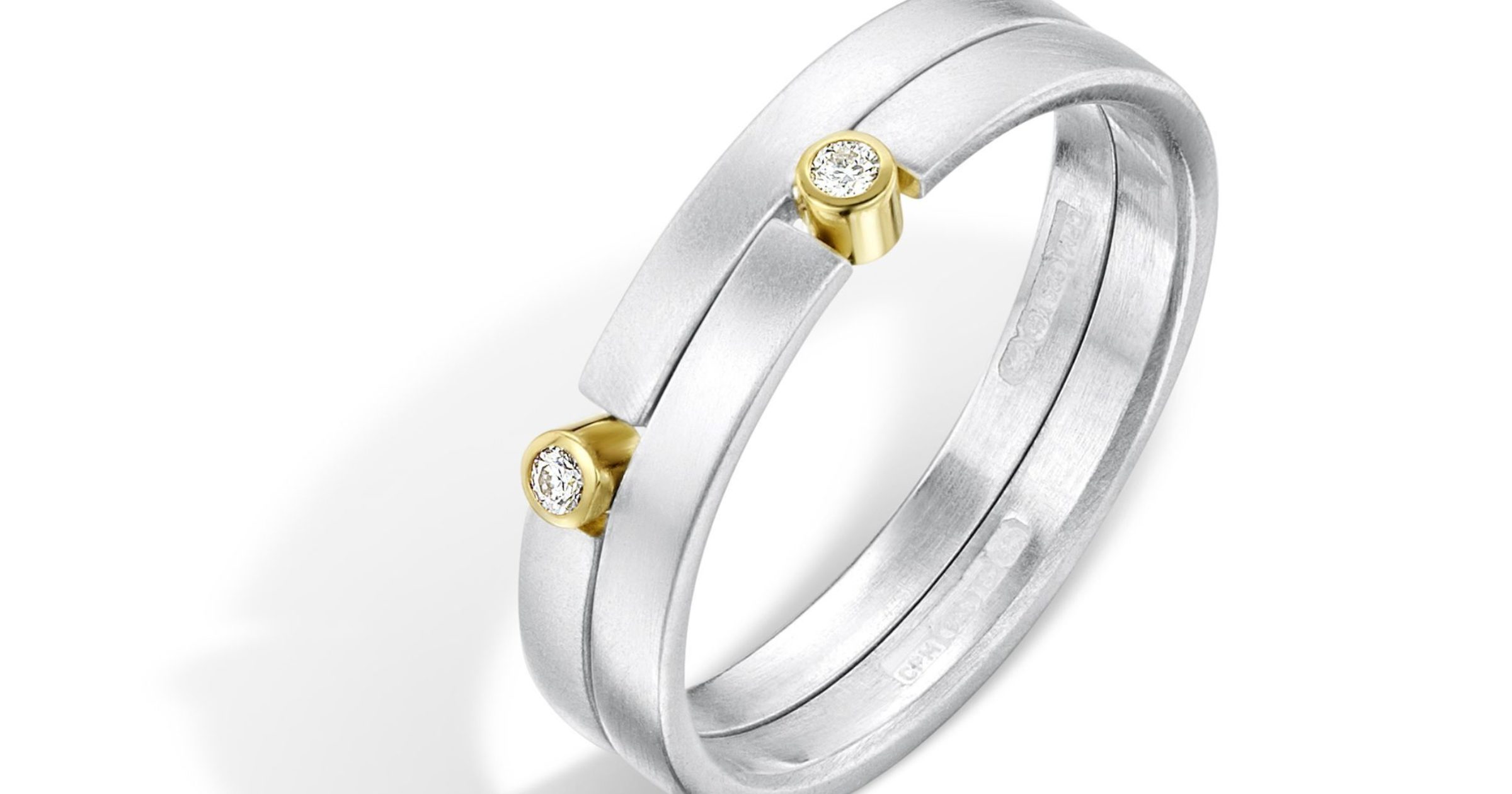 Double Slim Puzzle | Shona Jewellery, Glasgow engagement ring designer